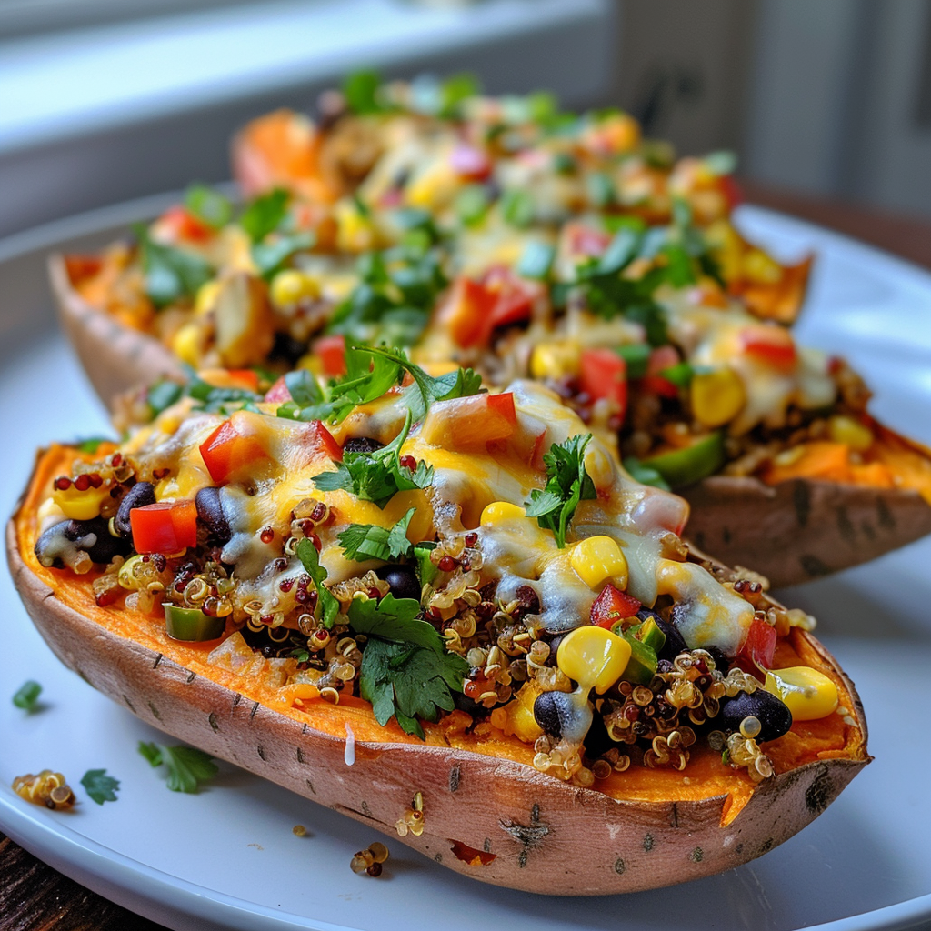 Hearty Sweet Potato Boats | BLOOM HEARTY